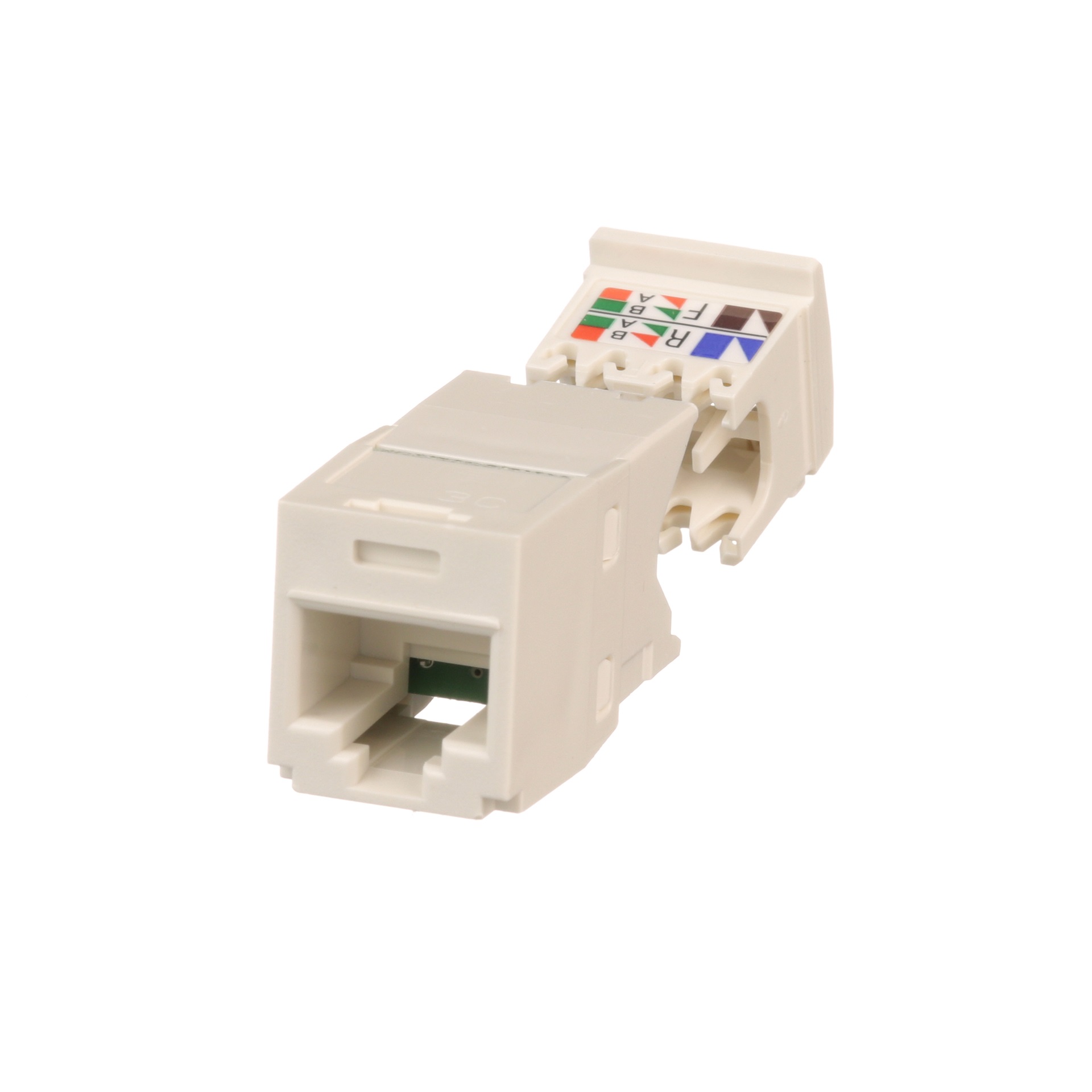 CJ688TGIW | PRESA MINICOM RJ45 UTP CAT 6 BIANCA